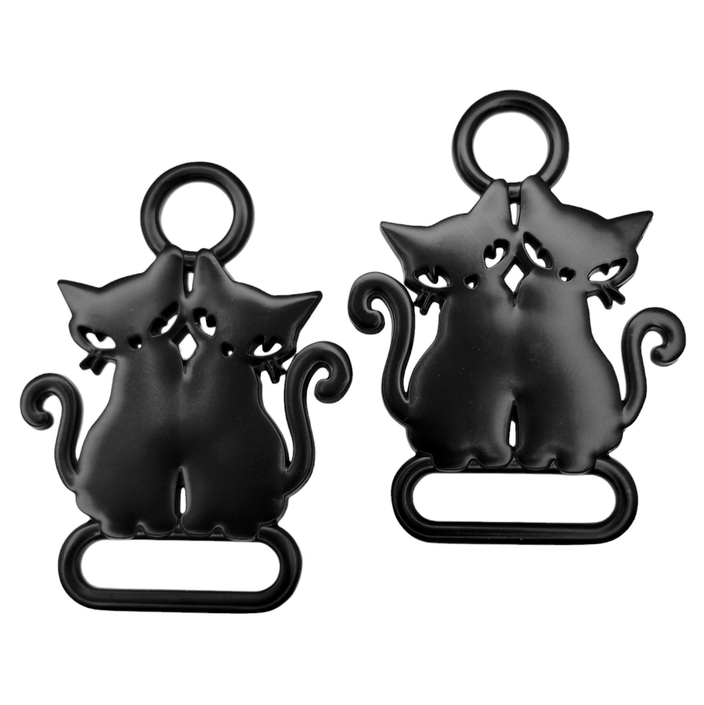 Double Trouble Strap Connectors - 2 per pack - Matte Black – Atelier ...